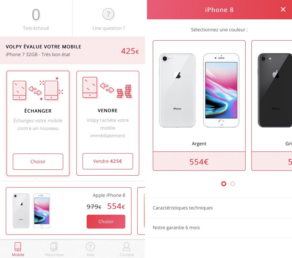 Volpy, l'app pour revendre son smartphone au meilleur prix